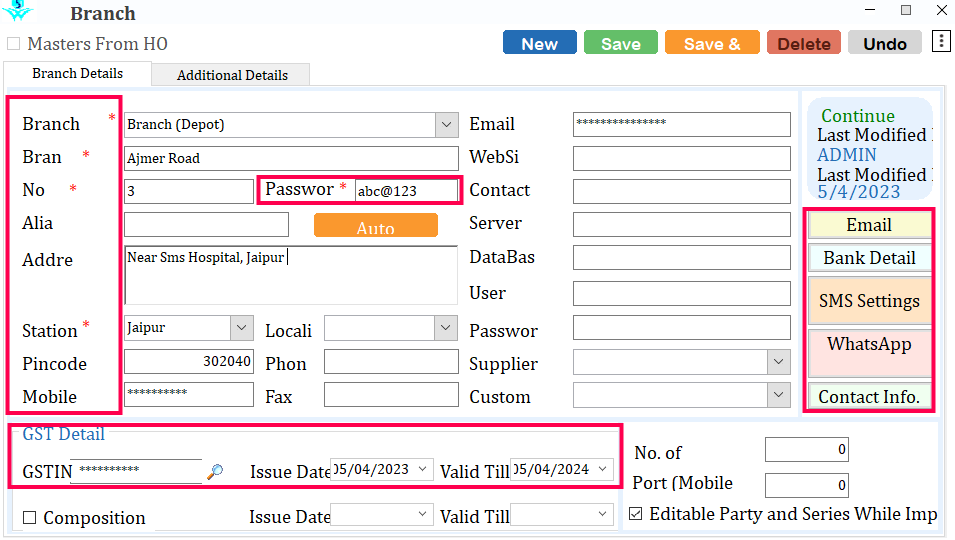 Branch Creation in RetailGraph | How to Create Branches in your Head Office
