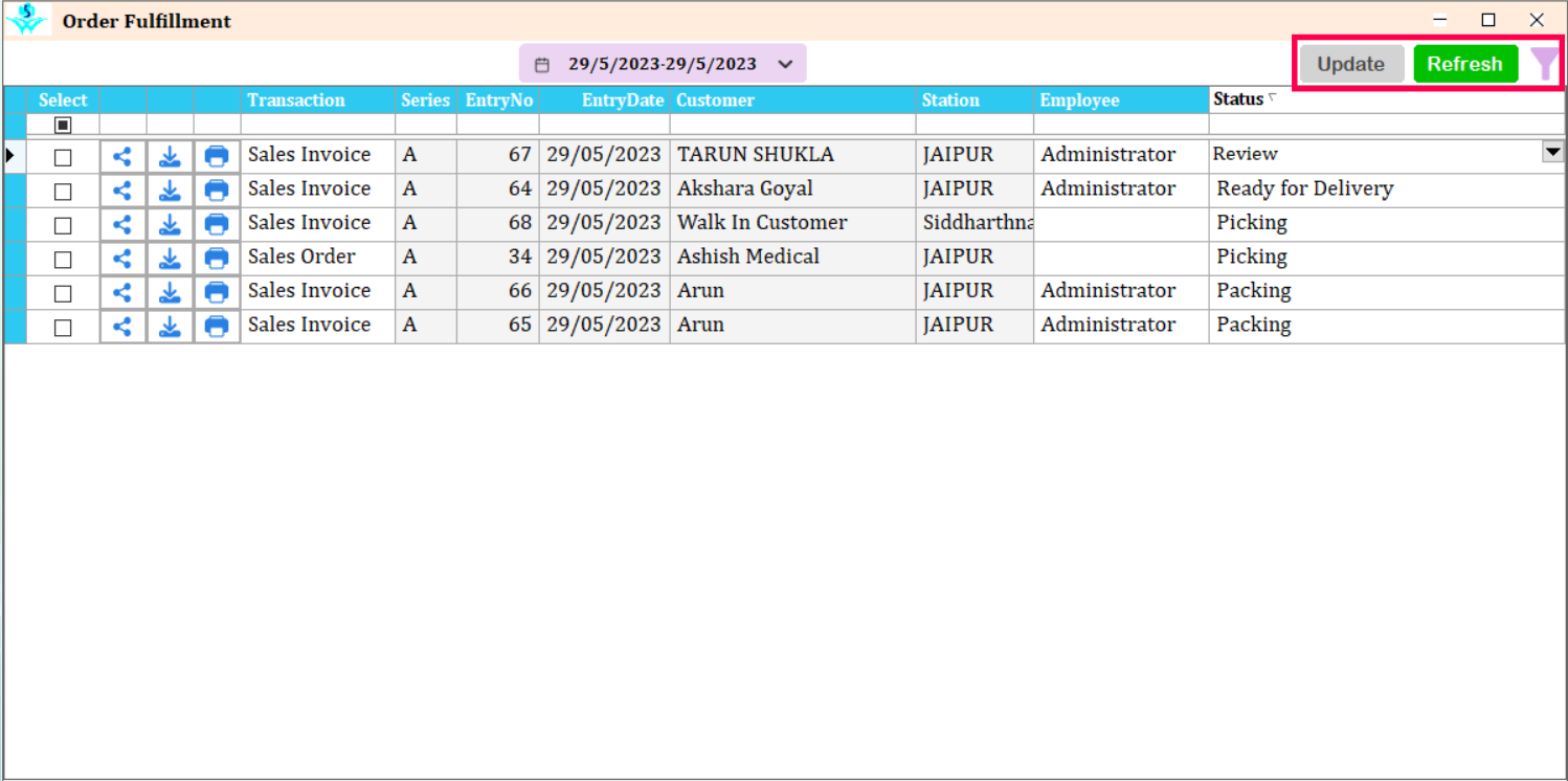 How Order Fulfilment Work in RetailGraph with Mobile Apps