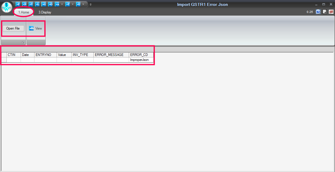 Learn How To Import Gstr 1 Error Json File In Swilerp Software 